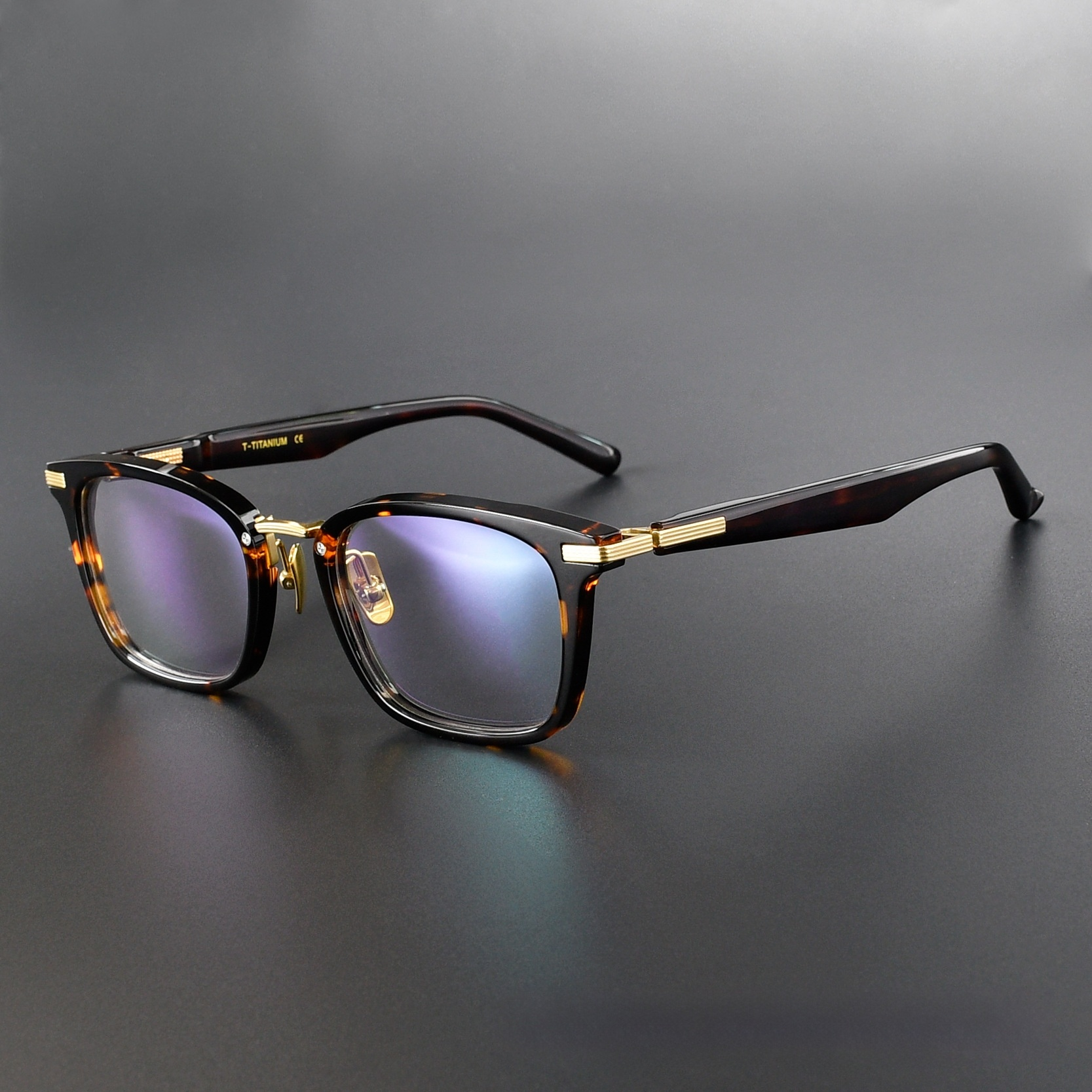 Newt Vintage Acetate Titanium Glasses Frame – SouthoodEyewear